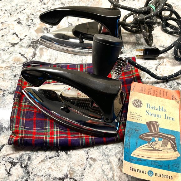 General Electric | Other | 2 Vintage Ge Portable Steam Irons | Poshmark